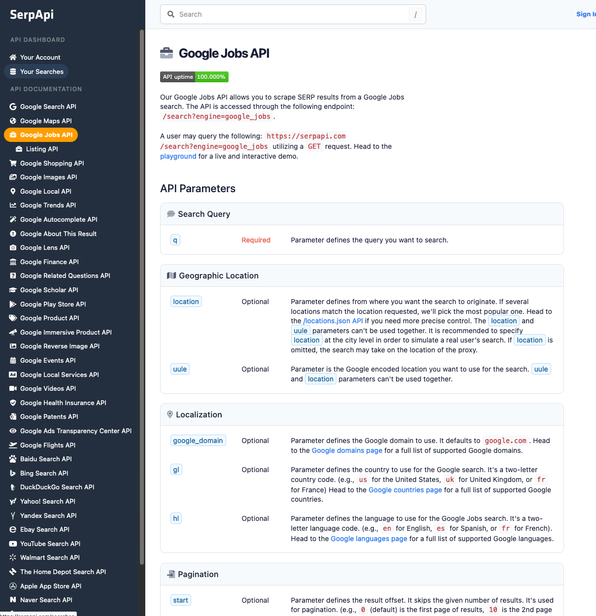 How to Scrape Google Jobs Results