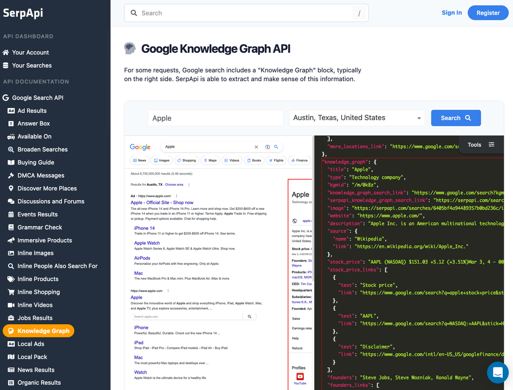 How to Scrape Google Knowledge Graph Results