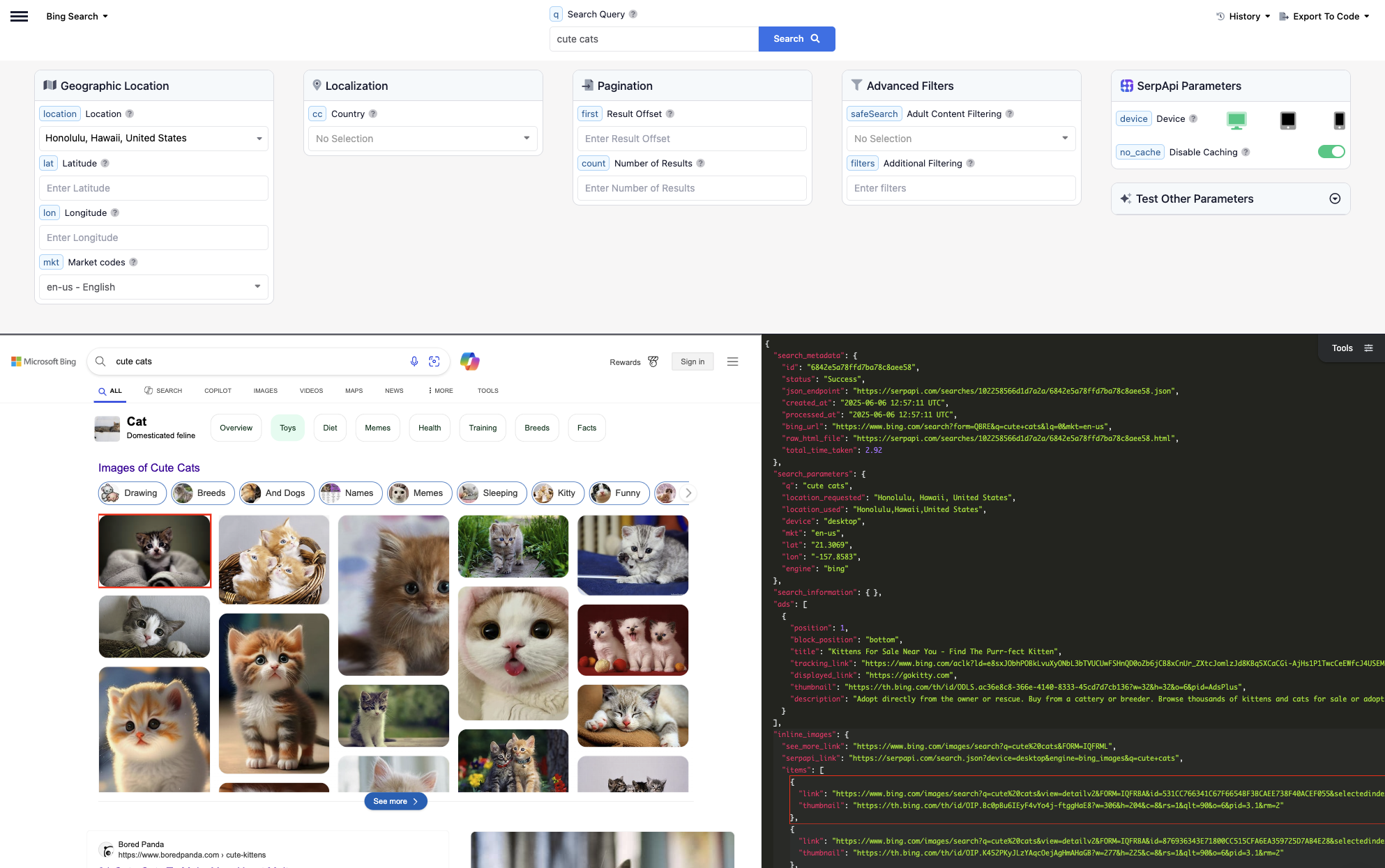 Bing Search API Replacement: Web Search