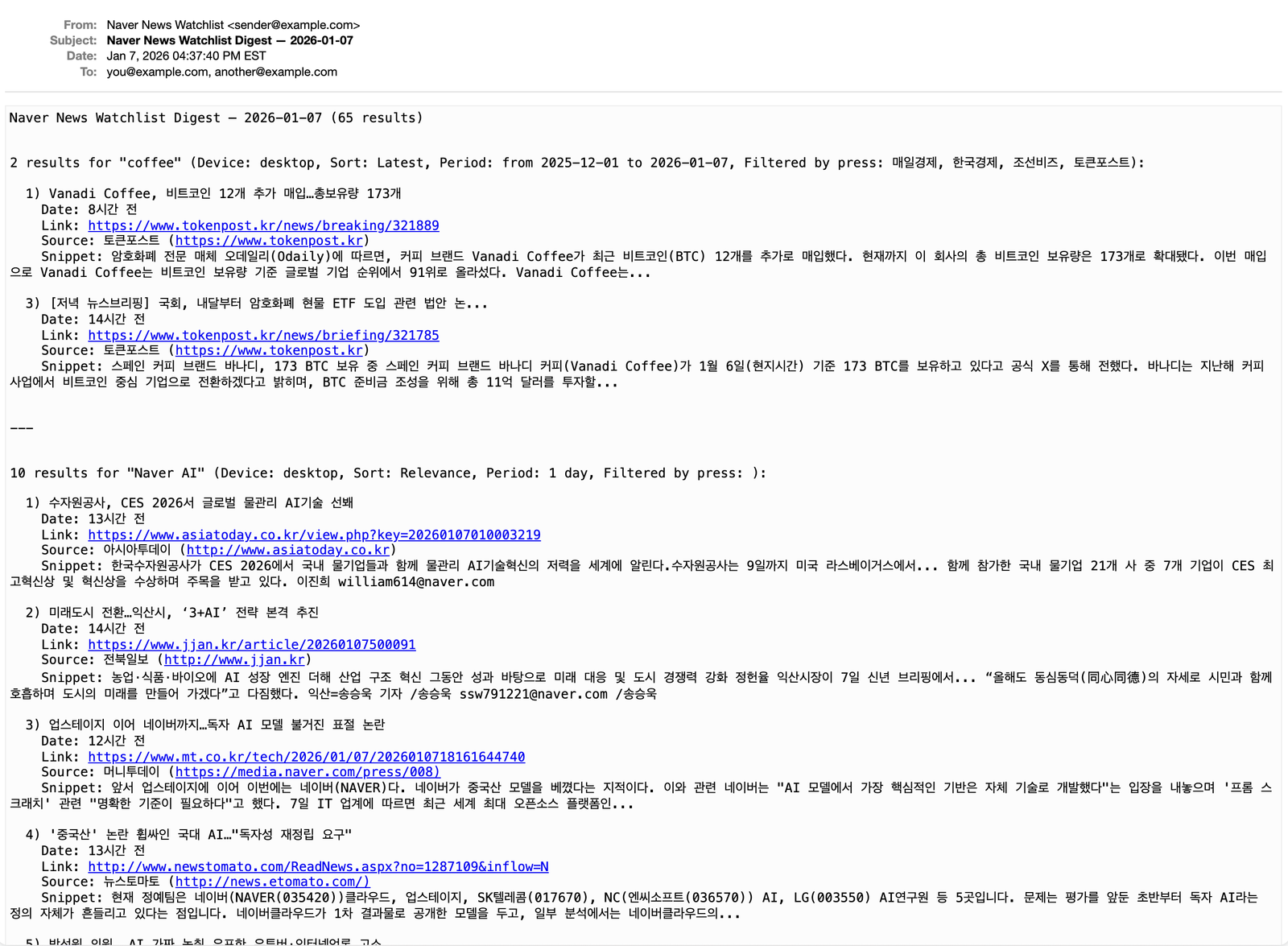 Building a Naver News Watchlist With Ruby on Rails