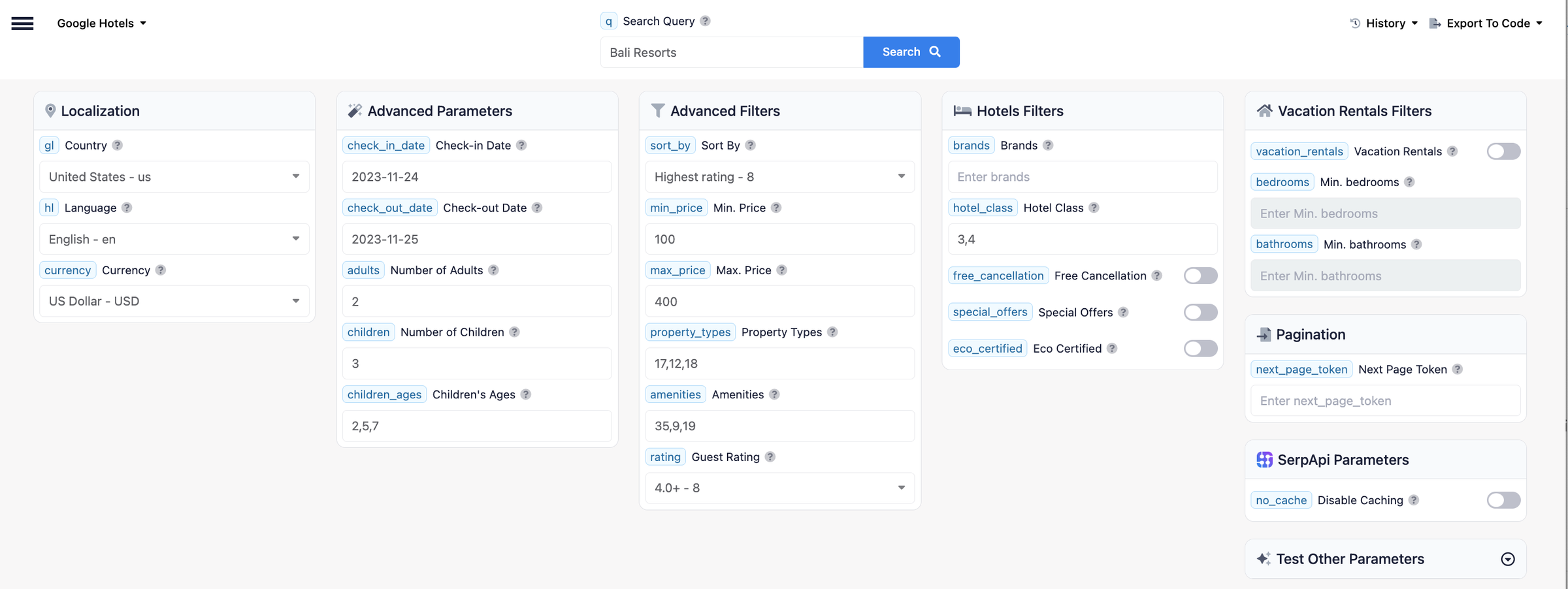 SerpApi Releases Powerful New Google Hotels API