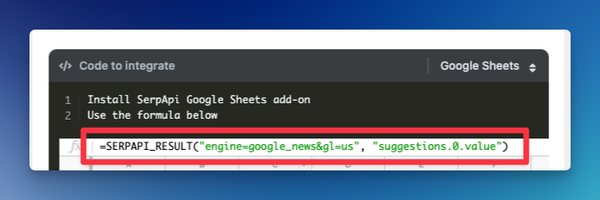 Connect SERP API with Google Sheets (No Code)