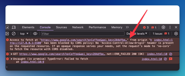 Using SerpApi on Website Frontends (Solve CORS issue)