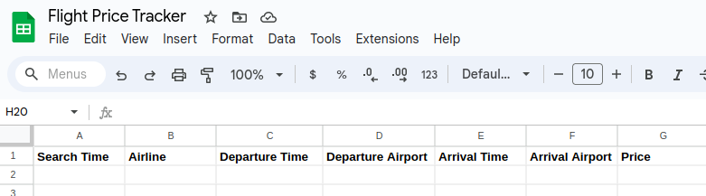 Making a Flight Price Tracker with Google Flights and Make.com